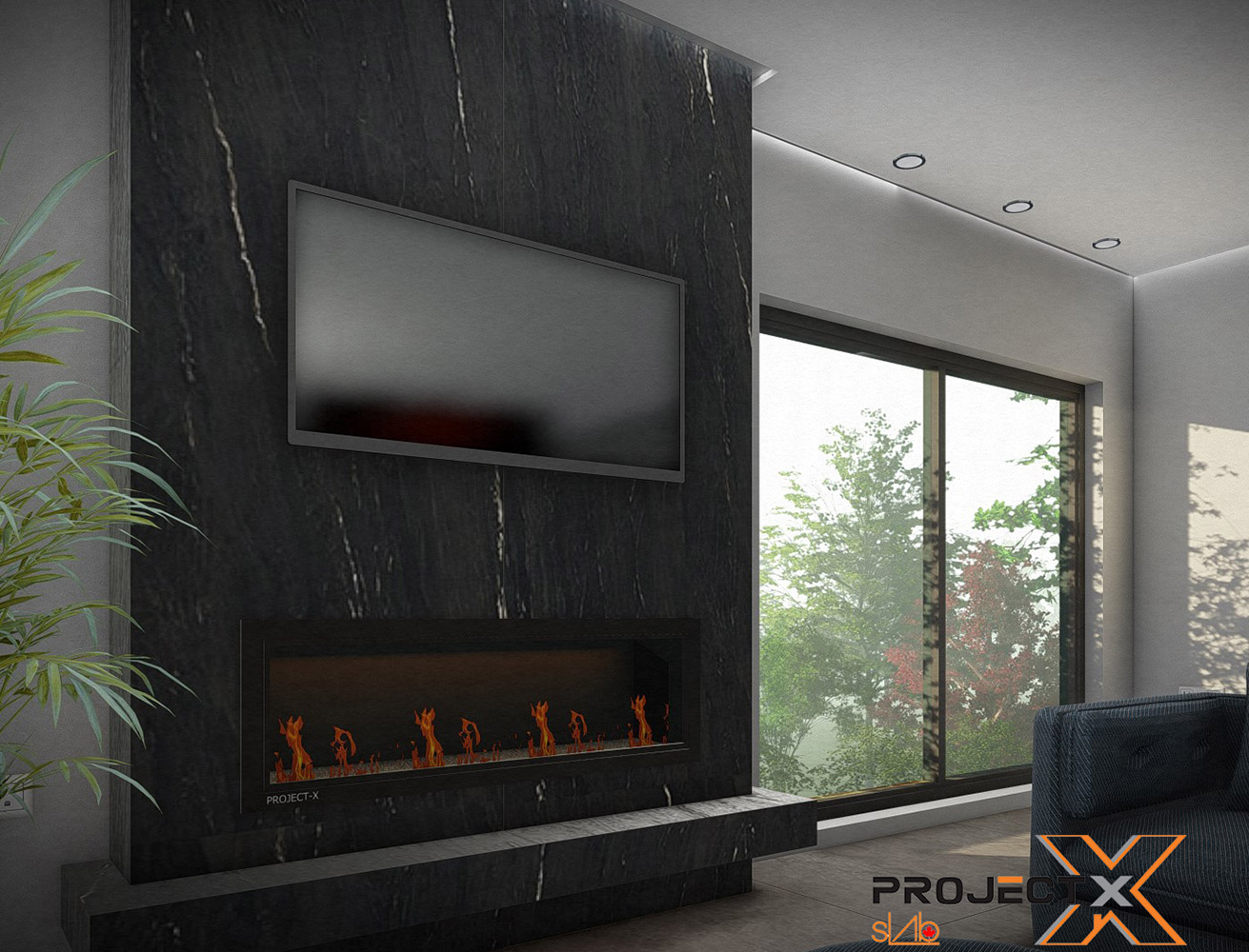 Fireplace Tiles Gallery - Project X Slabs, Vancouver BC