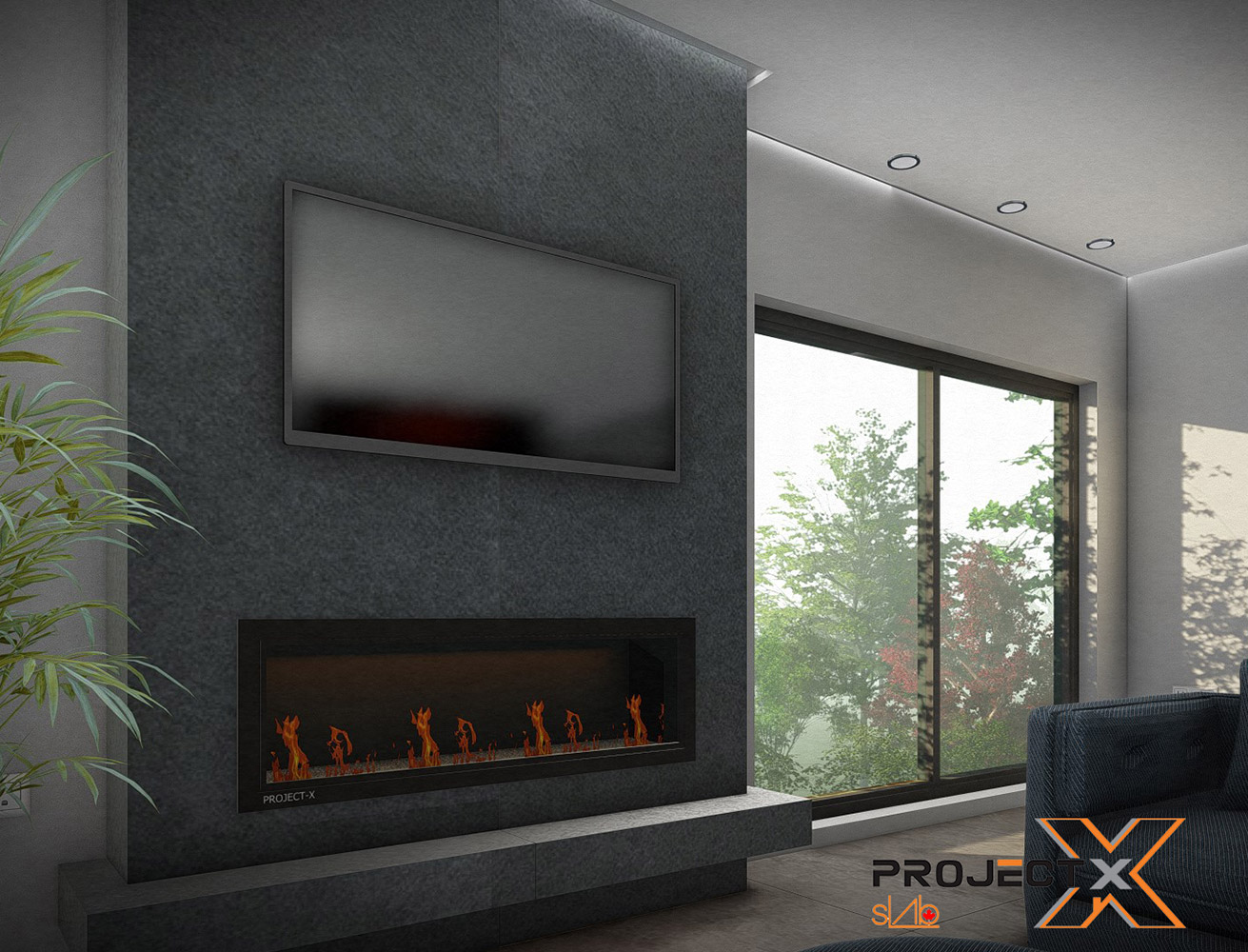 Fireplace Tiles Gallery - Project X Slabs, Vancouver BC