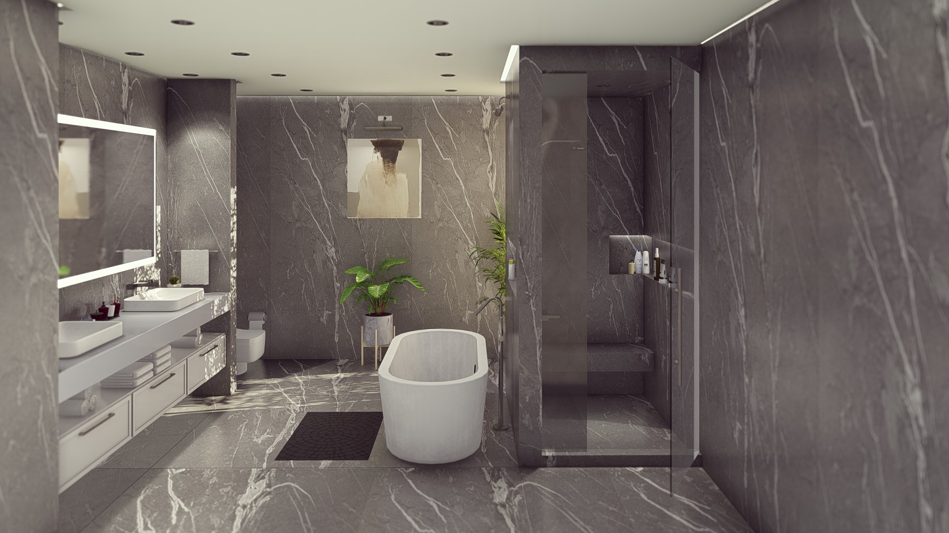 Bathroom Porcelain Tiles Gallery - Project X Slabs, Vancouver BC